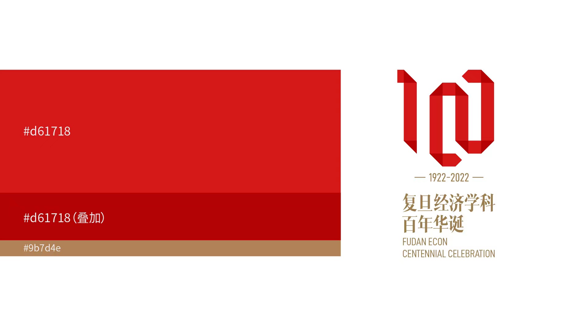 三号公告 | 复旦大学经济学科百年纪念活动视觉形象识别系统正式发布-复旦大学经济学院